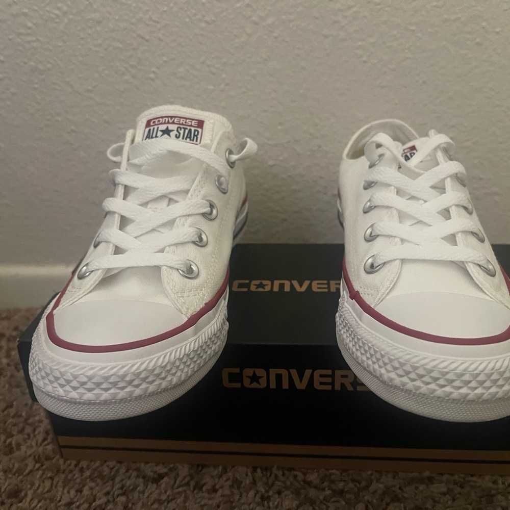 Converse White Chuck Taylor All-Star Sneakers Timeles… - Gem